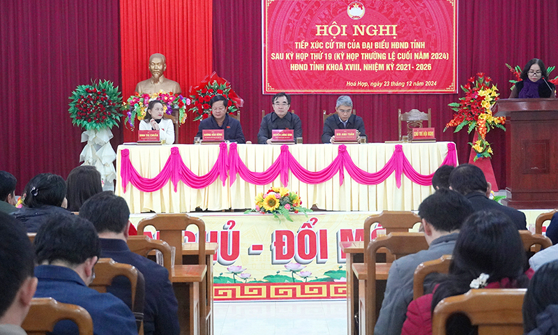 Đại biểu HĐND tỉnh tiếp xúc cử tri các địa phương - Báo Quảng Bình điện tử